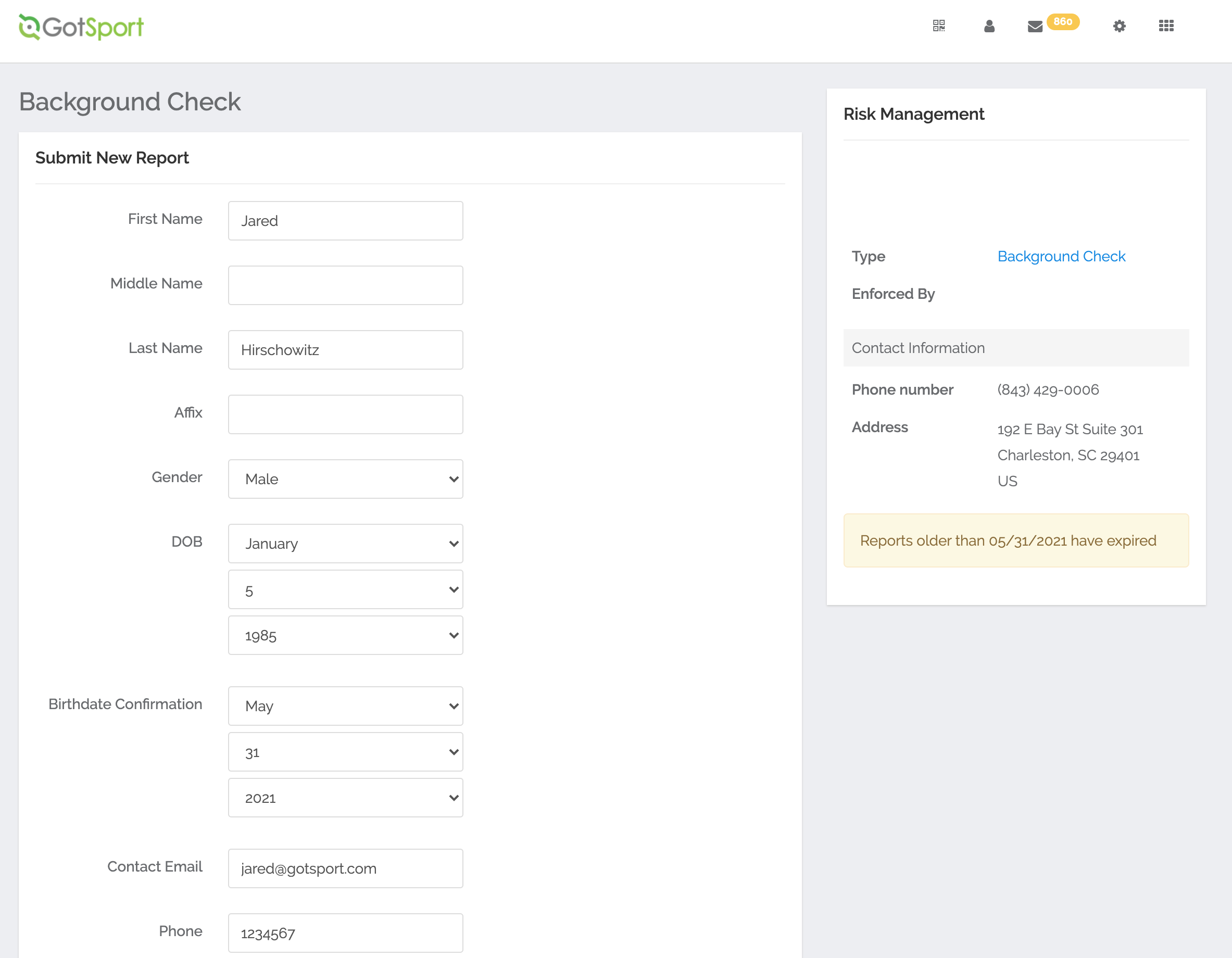 Complete Background Screening - USSSA